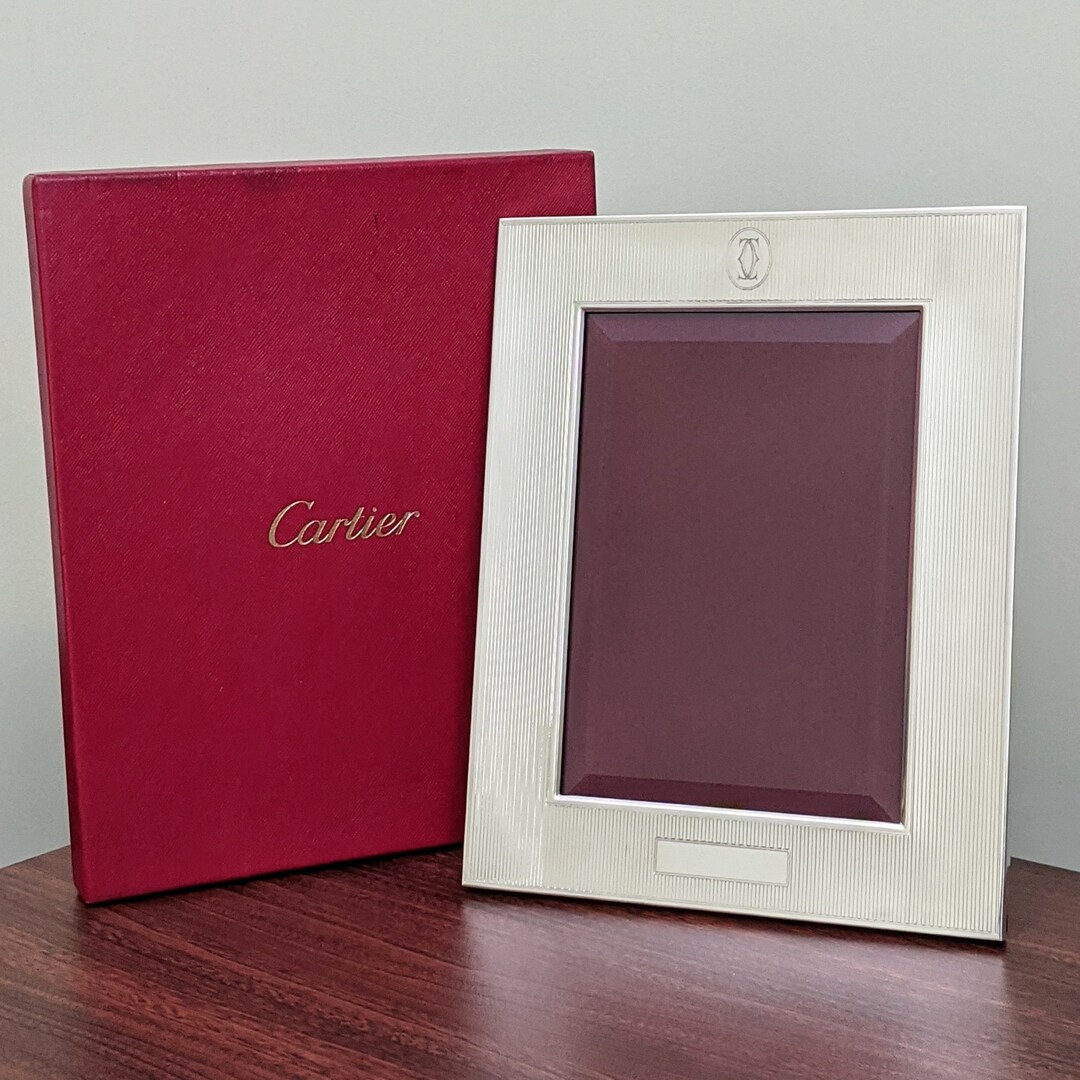 Cartier Sterling Silver Picture Frame - Etsy