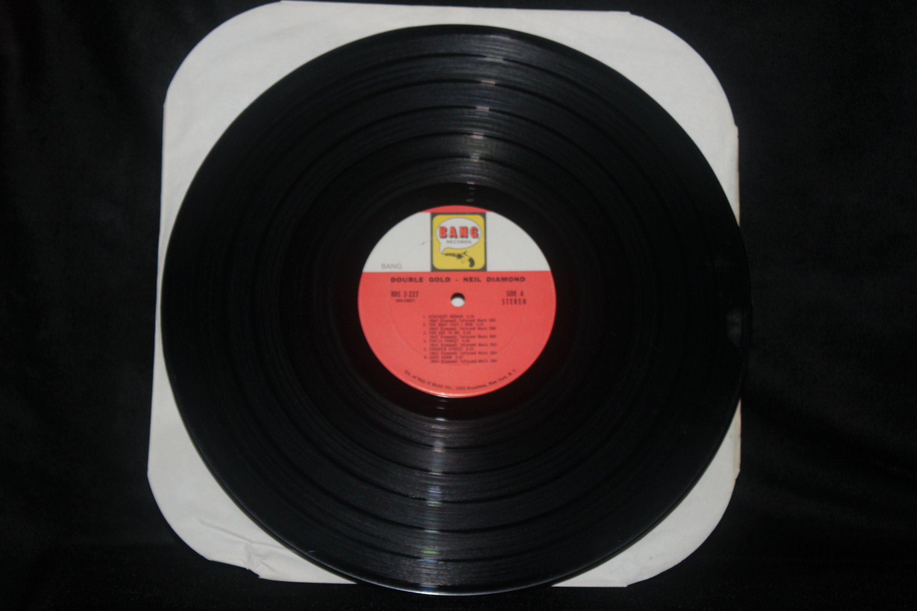 Neil Diamond double Gold 2 LP Set 1972 1st Press BDS2-227 Kentucky ...