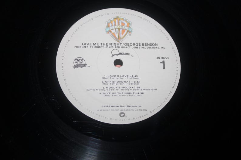 George Benson "give Me the Knight" LP 1980 Warner Bros. HS-3453 Quincy ...