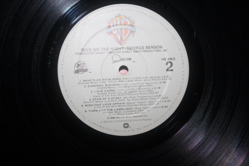 George Benson "give Me the Knight" LP 1980 Warner Bros. HS-3453 Quincy ...