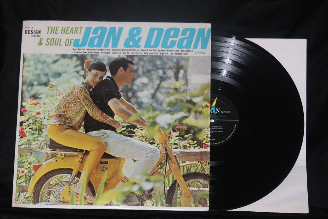 Jan & Dean "heart and Soul of Jan and Dean" LP 1962 Design Rec DLP-181 ...