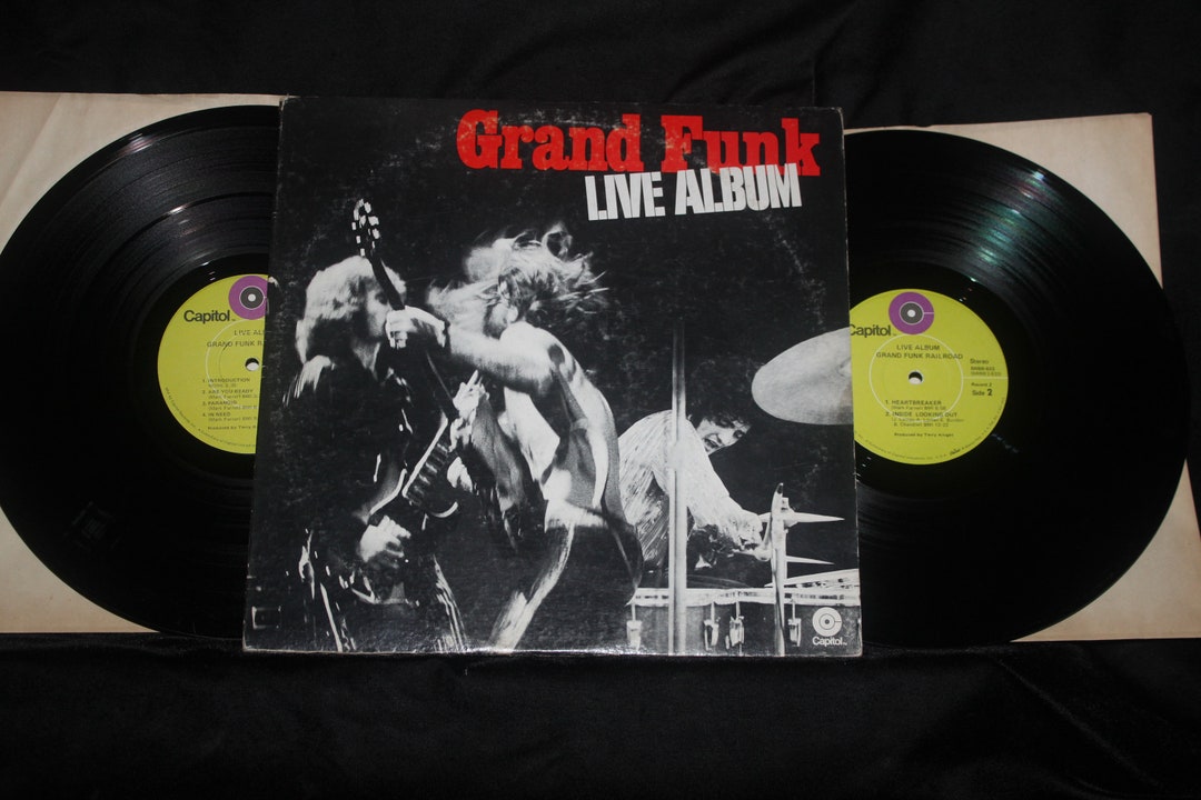 Grand Funk "live Album" 2 LP Set 1970 1st Press Capitol SWBB-633 W ...
