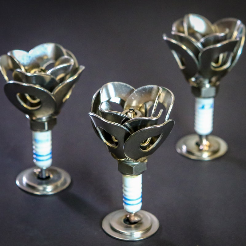 Metal Flowers - Etsy