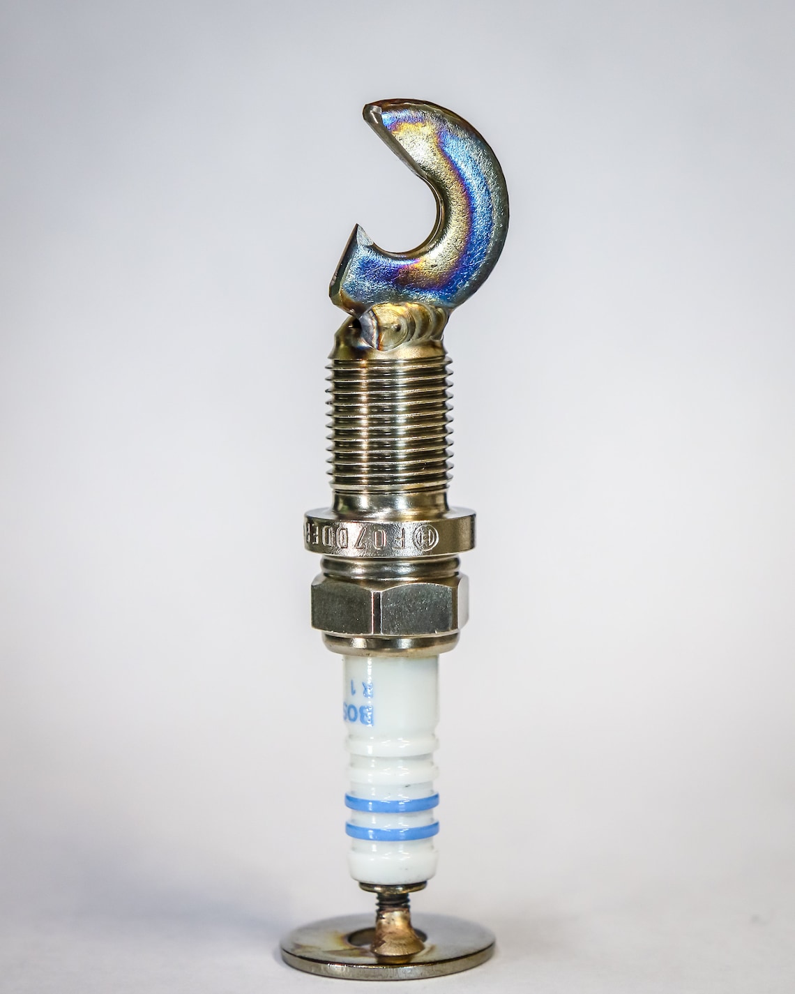 Spark Plug Bottle Opener Scrap Metal Artwork Great Gift for Your ...