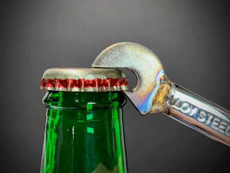Bottle Opener • 10mm Wrench Welded Garage Tool • Perfect Unique ...