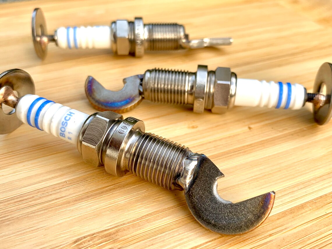 Spark Plug Bottle Opener Scrap Metal Artwork Great Gift for Your ...