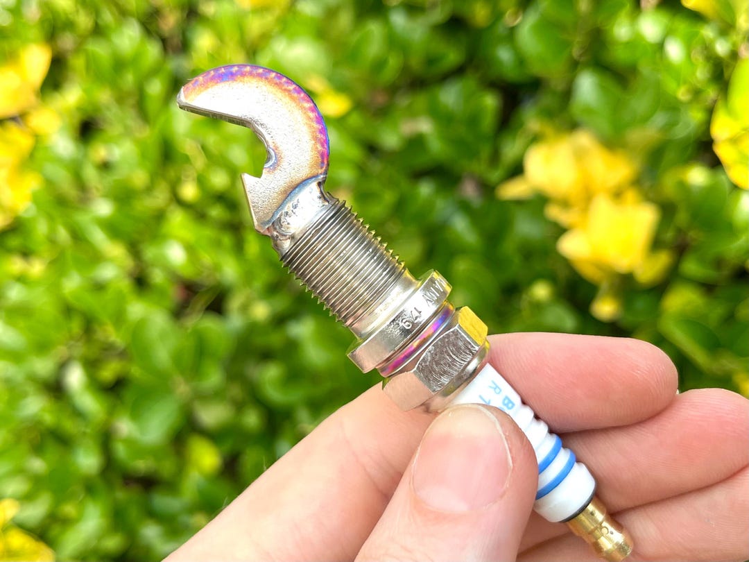 Spark Plug Bottle Opener - Upcycled Beer Cap Opener - Great Gift for ...