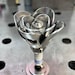 Spark Plug Rose - Scrap Metal Flower Welded Upcycled Car Parts Artwork ...
