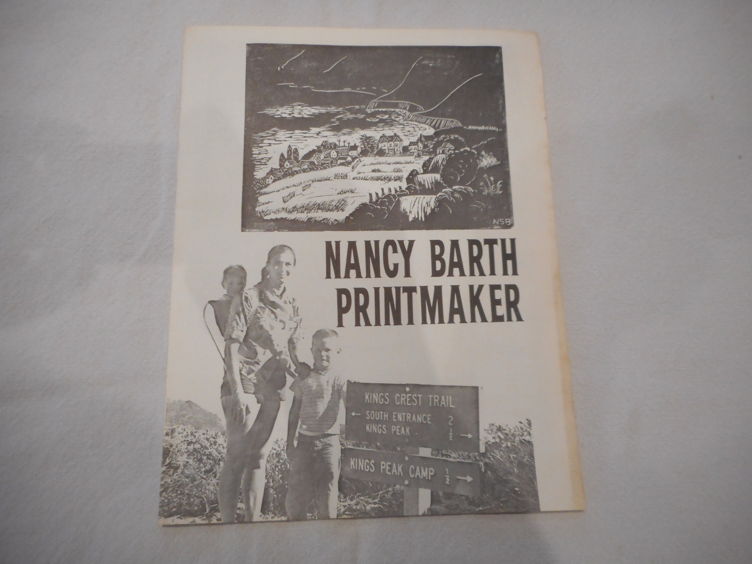 1960's Stylized Horse and Rider Intaglio Print by Mendocino Print Maker ...