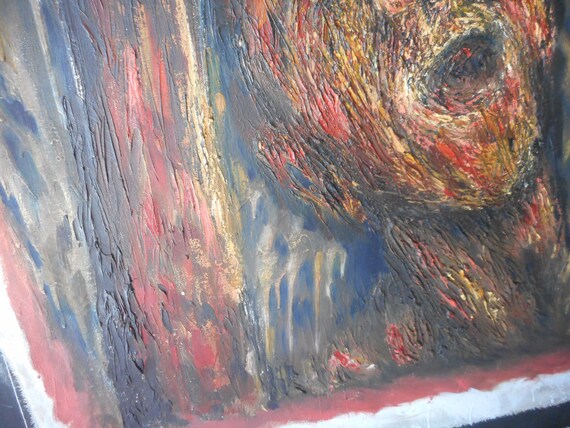 Screaming Man Painting