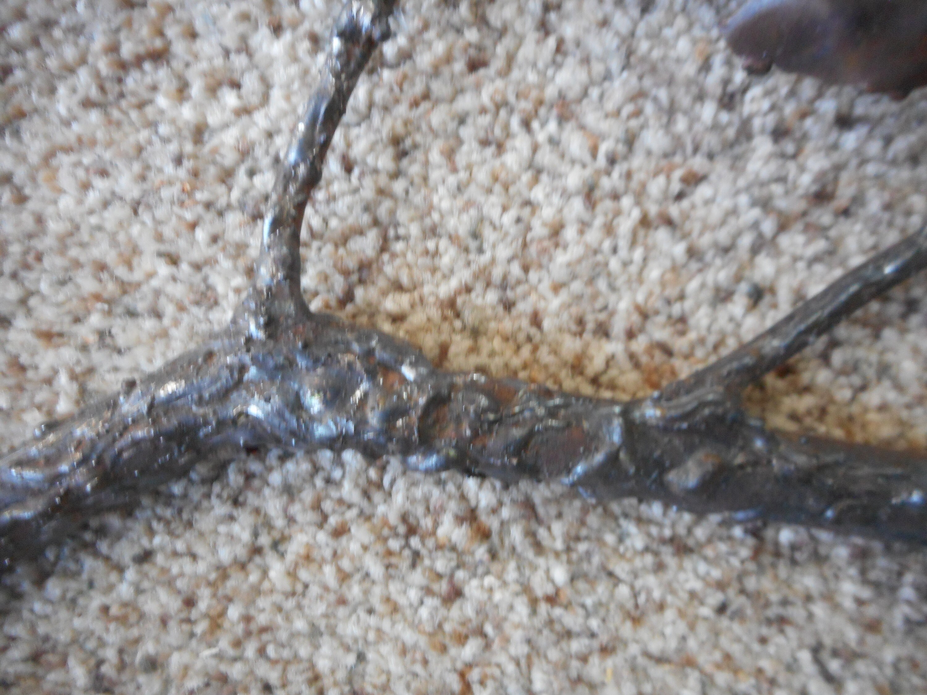 Large Brutalist Metal Sculpture Oak Branch With Acorns Torch - Etsy