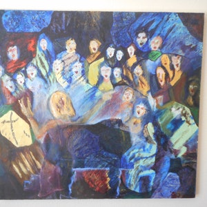 Piano Chorus Concert Abstract Beautiful Original Oil Painting - Etsy