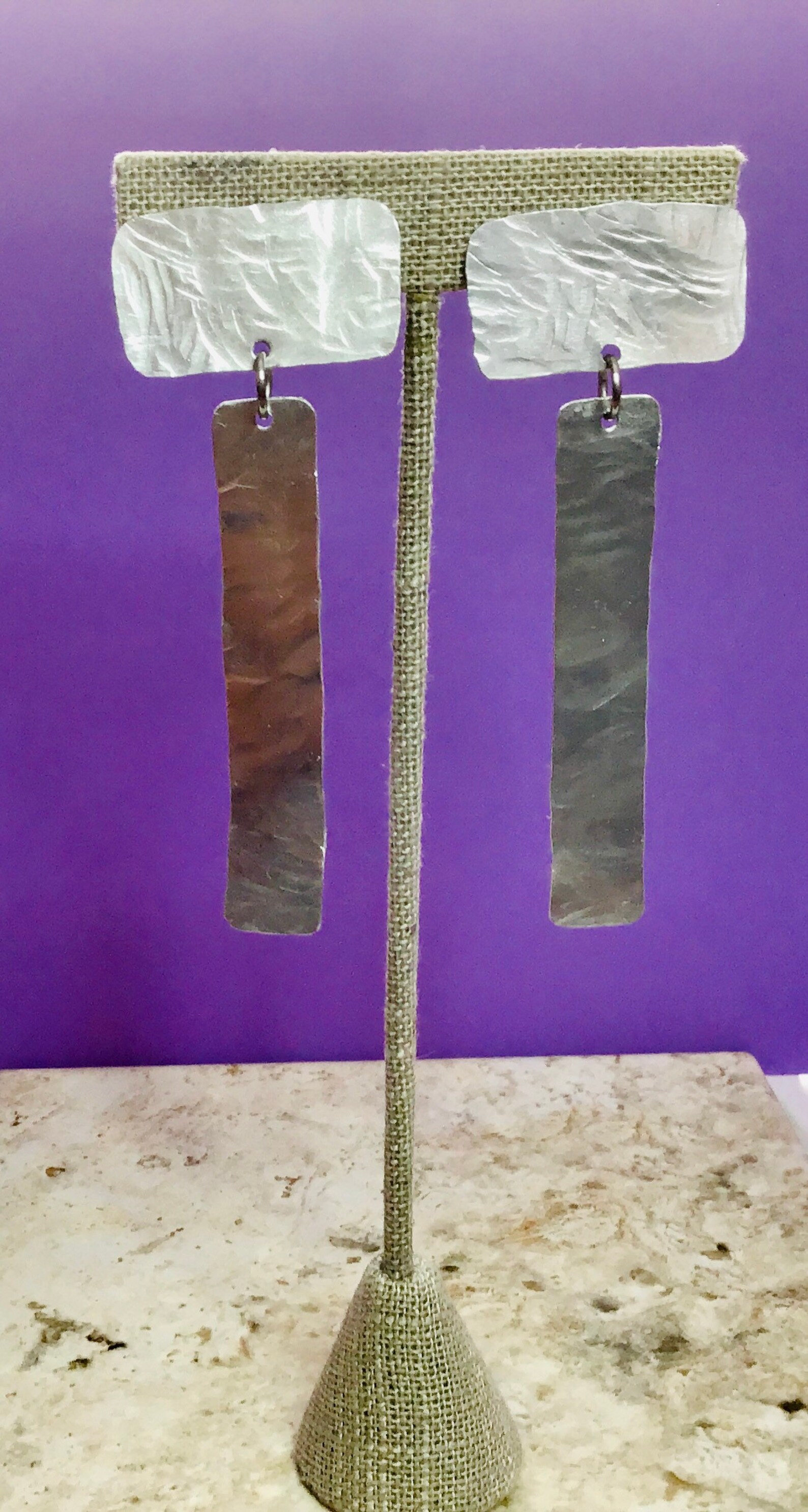Clip on Flat Hammered Aluminum Bar - Etsy