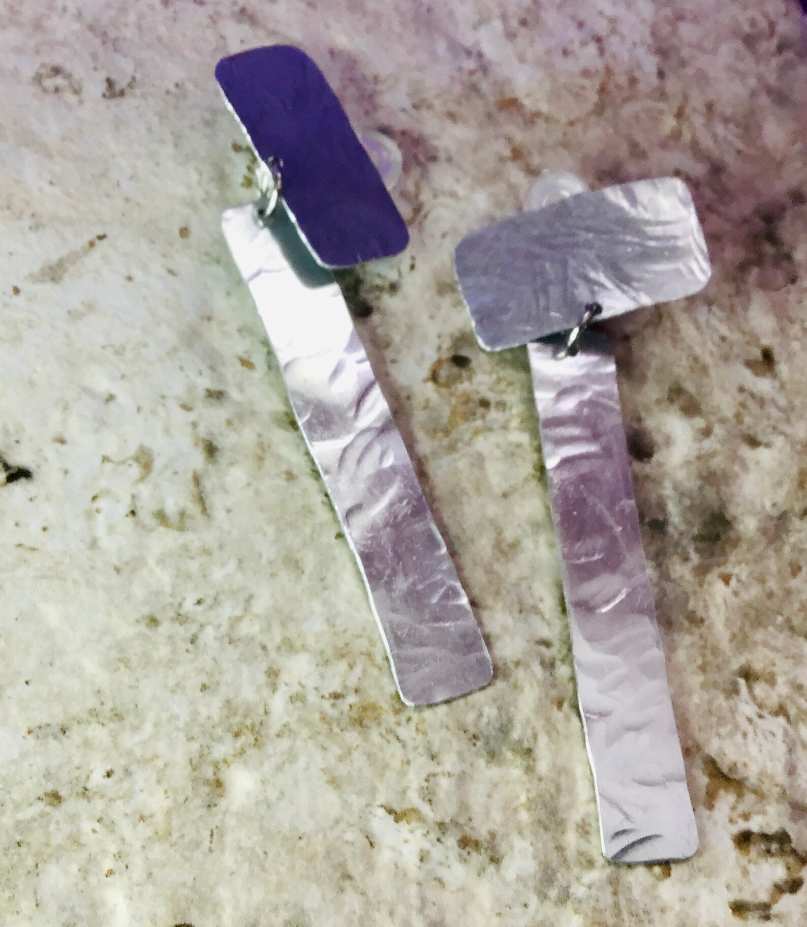 Clip on Flat Hammered Aluminum Bar - Etsy