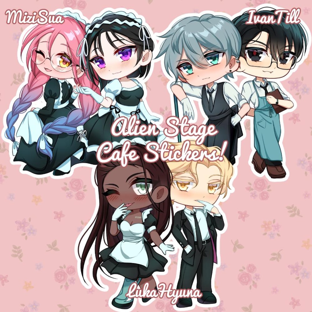 Alien Stage cafe Ver. Stickers - Etsy
