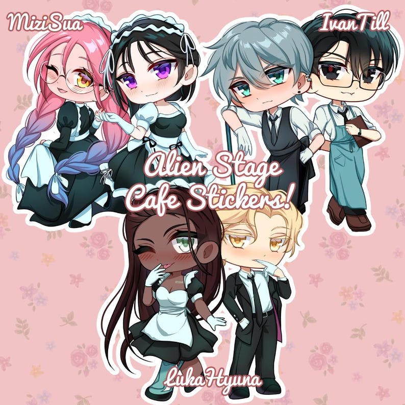 Alien Stage cafe Ver. Stickers - Etsy