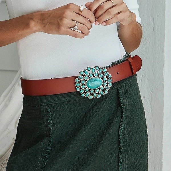 Turquoise Belt - Etsy