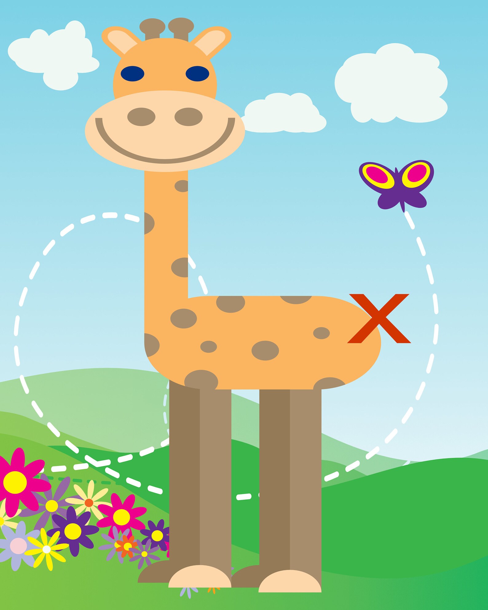 Pin the Tail on the Giraffe Printable Instant Download for Party Games ...
