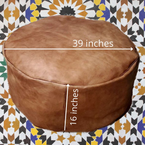 Leather Stool Cushion Round - Etsy