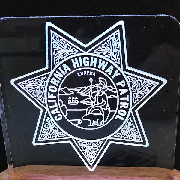 California Highway Patrol Badge - Etsy
