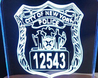 Nypd Shield Plaque - Etsy