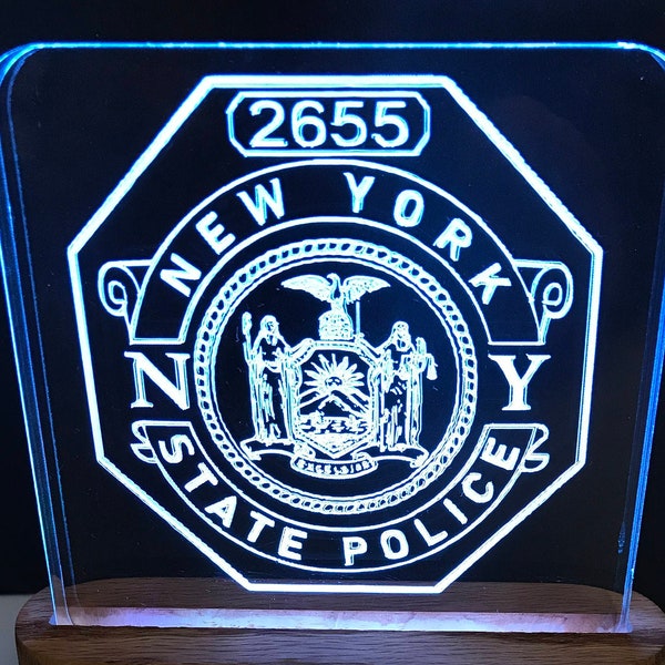 Acrylic Police Badge Plaque - Etsy