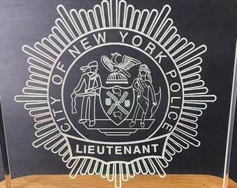 Police Lieutenant Badge - Etsy