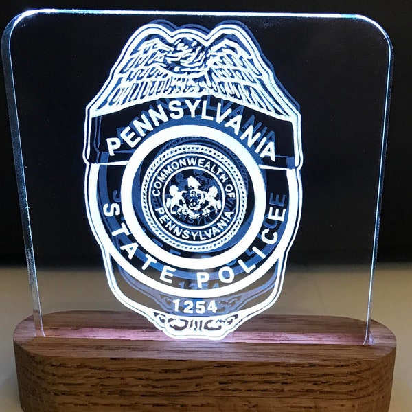 Pennsylvania Police Badge Svg - Etsy