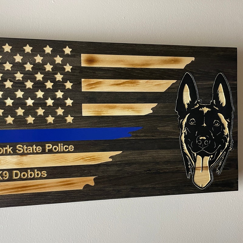 Thin Blue Line Malinois - Etsy