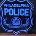 Philadelphia Police Shoulder Patch Acrylic Lighted Plaque. Police Badge ...