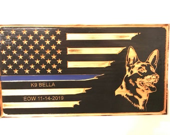 Police Dog Flag - Etsy