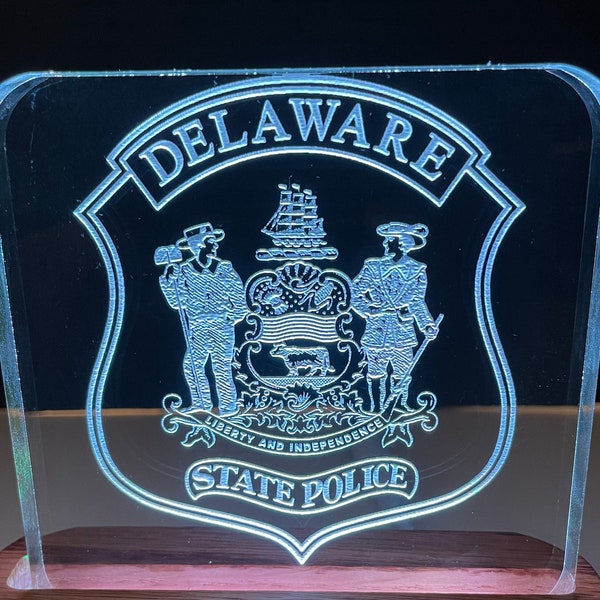 Acrylic Police Badge Plaque - Etsy