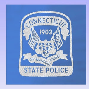 Connecticut State Police Patch Shoulder Patch Acrylic Lighted Plaque ...