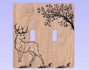 Deer Light Switch Cover | Etsy