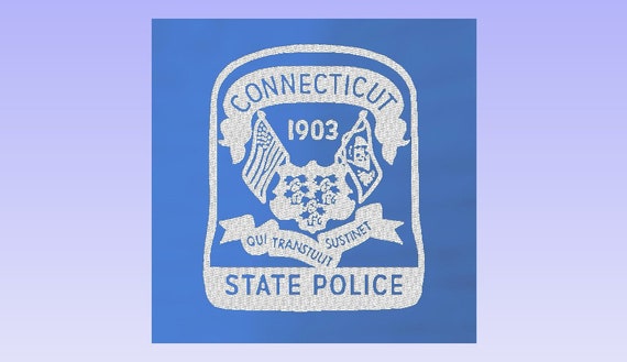 Connecticut State Police Patch Shoulder Patch Acrylic Lighted | Etsy