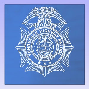 Tennessee Highway Patrol Police Badge Acrylic Lighted Plaque. - Etsy