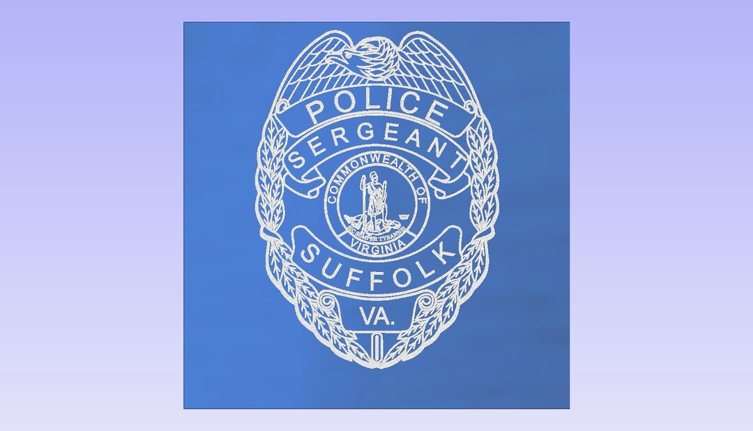 Suffolk Virginia Police Badge Acrylic Lighted Plaque. - Etsy