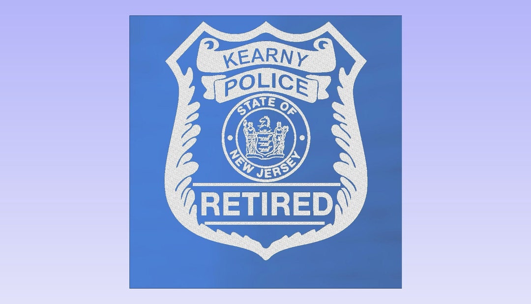 Kearny NJ Police Badge Acrylic Lighted Plaque. Police Badge ...