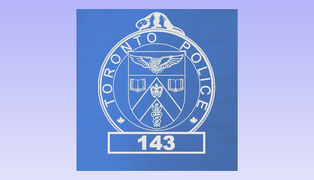Toronto Police Service Badge Acrylic Lighted Plaque, Police Gift ...