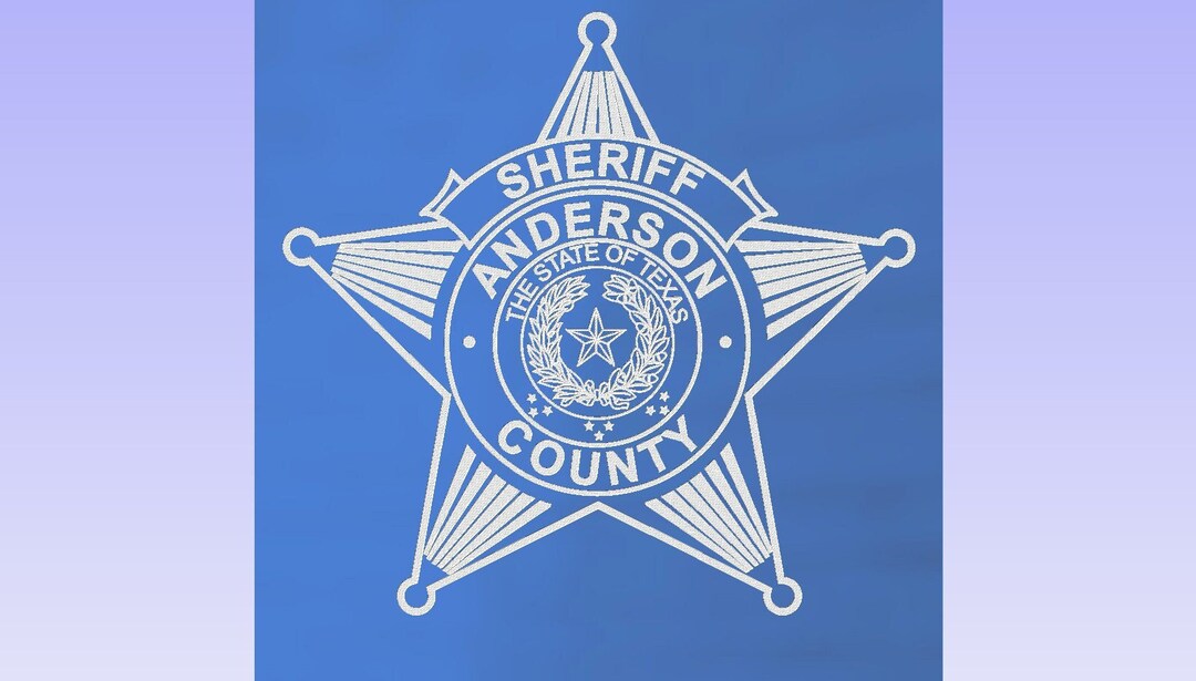 Anderson County, Texas Sheriff Badge, Police Badge, Texas Sheriff ...