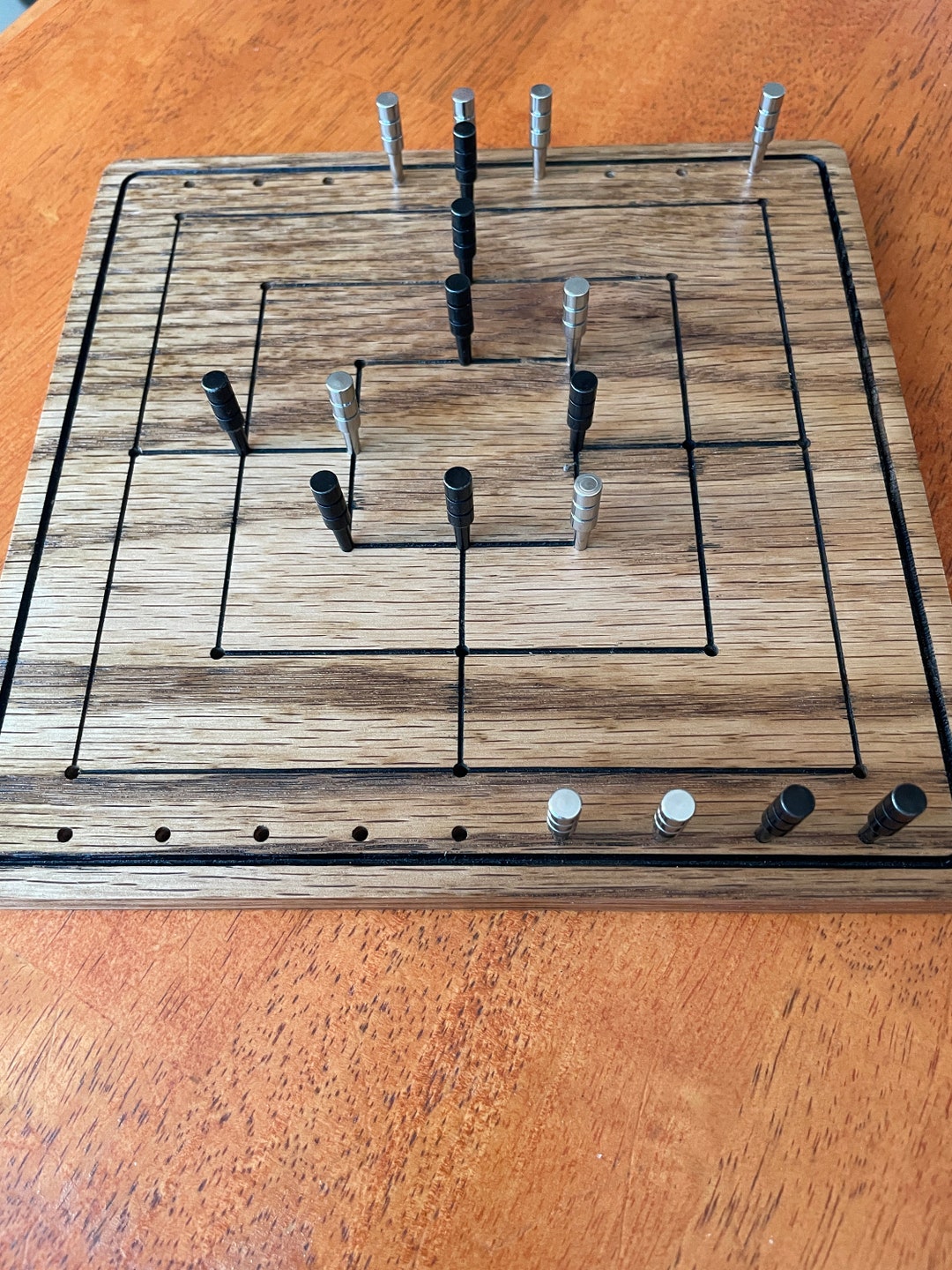 Nine Mens Morris, Ancient Strategy Game - Etsy