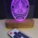 LAPD Badge Acrylic Lighted Plaque. Police Badge, Personalized Los ...