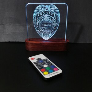 Kansas State Police Badge Acrylic Lighted Plaque. - Etsy