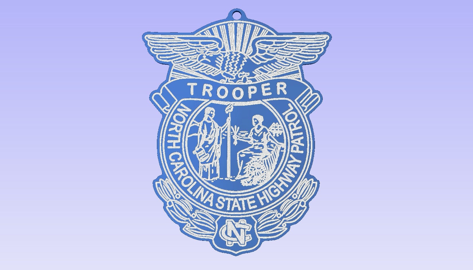 Nc State Highway Patrol Badge Smith & Warren NCM North Carolina Full