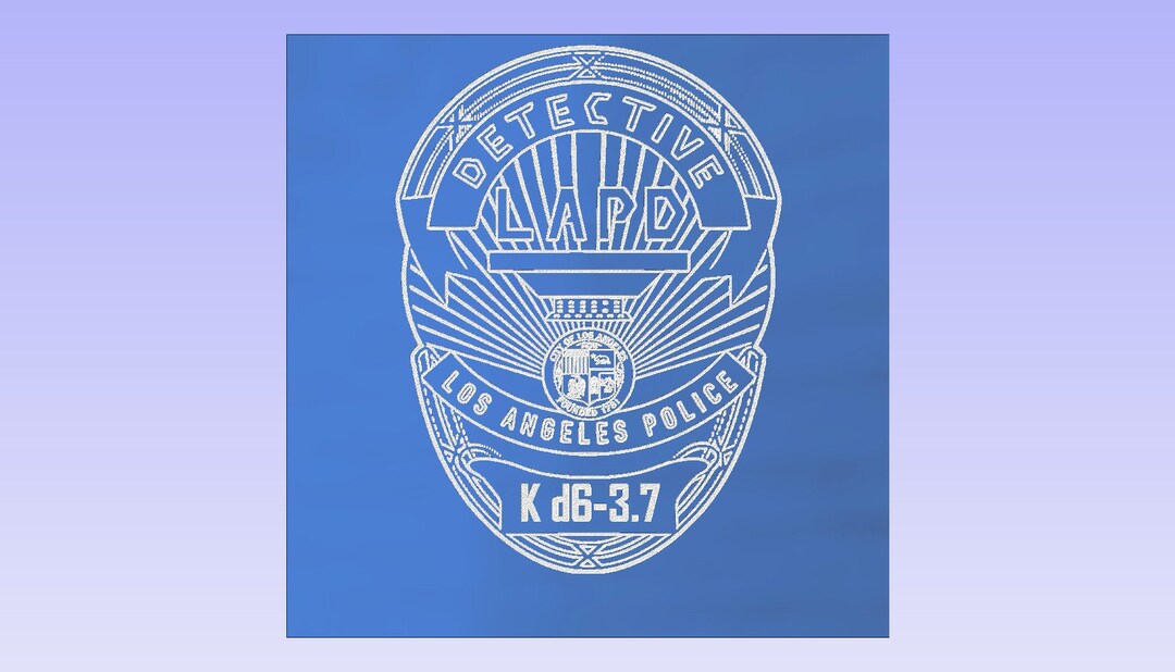 Blade Runner 2049 Officer K Cold LAPD Badge Acrylic Lighted Plaque. - Etsy