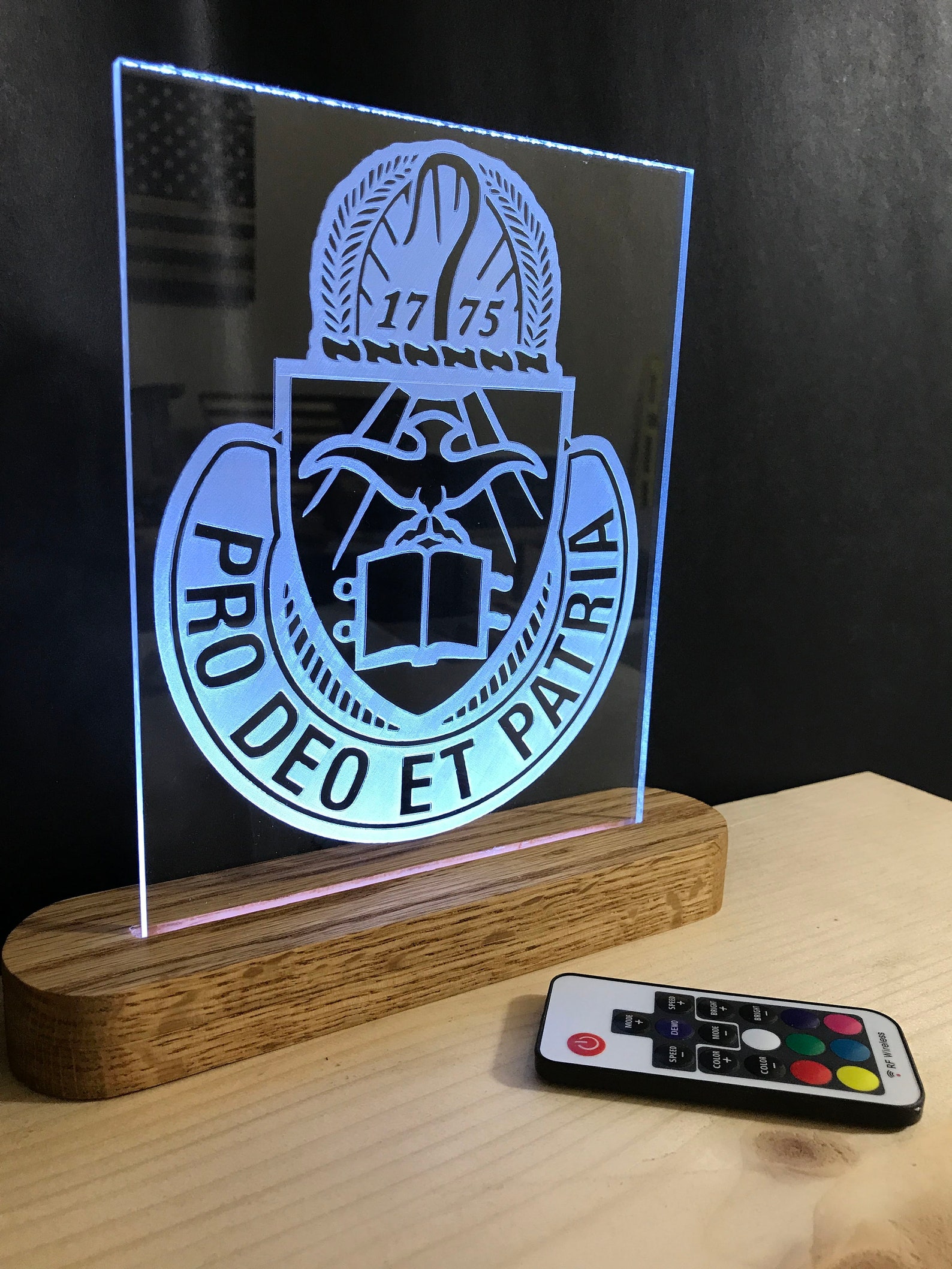 US Army Chaplains Corps Regimental Insignia Lighted Plaque. - Etsy