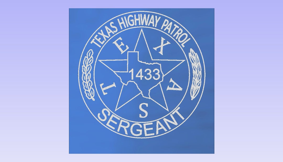 Texas Highway Patrol, State Trooper, Sergeant, Lighted Plaque - Etsy