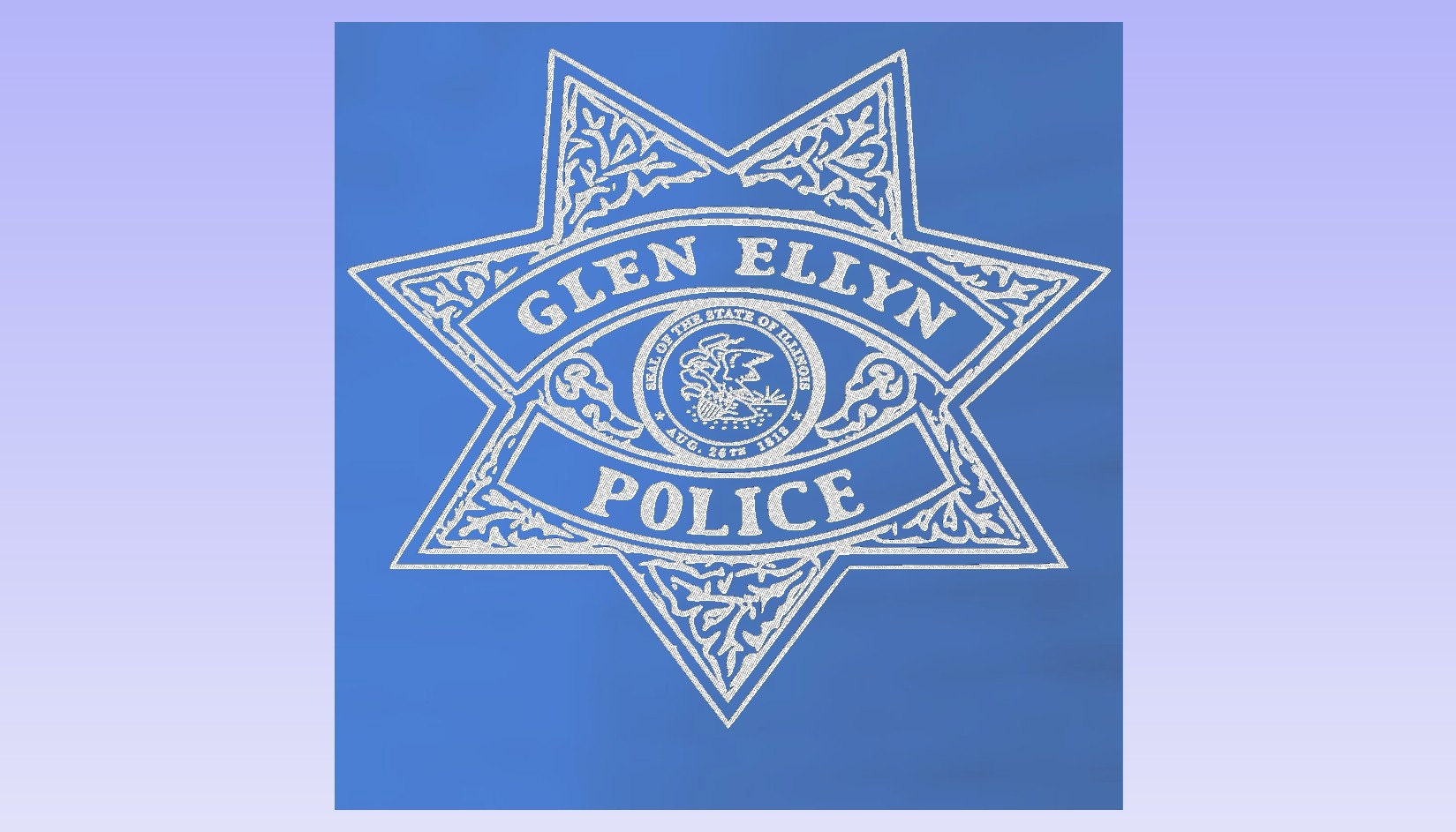 Illinois State Police Acrylic lighted plaque Police Gift Police Badge ...