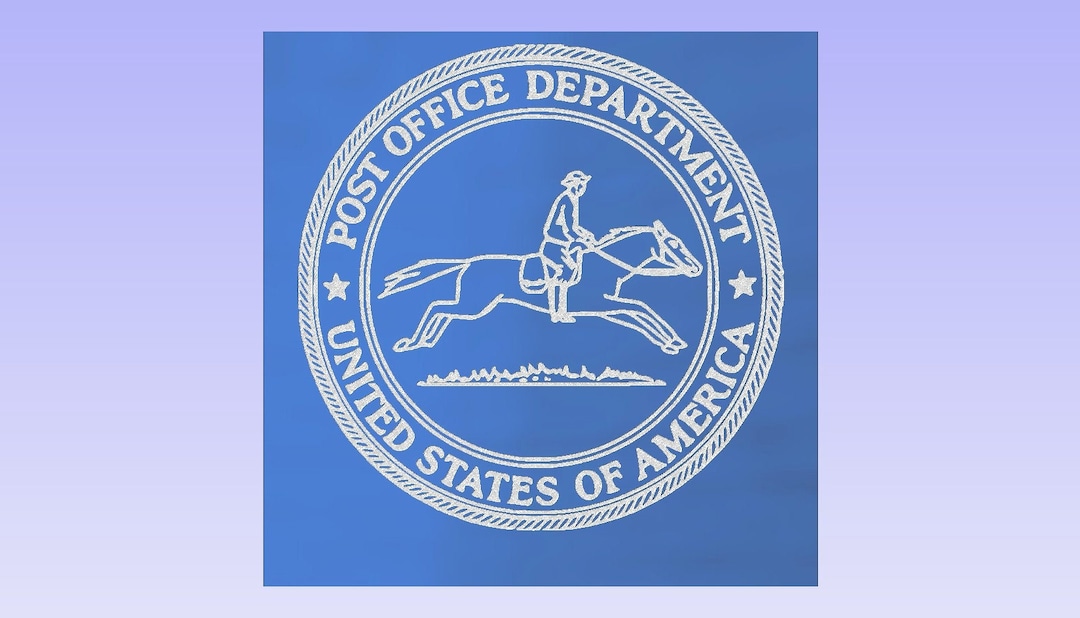 USPS Vintage Seal, Post Office Department United States Postal Service ...