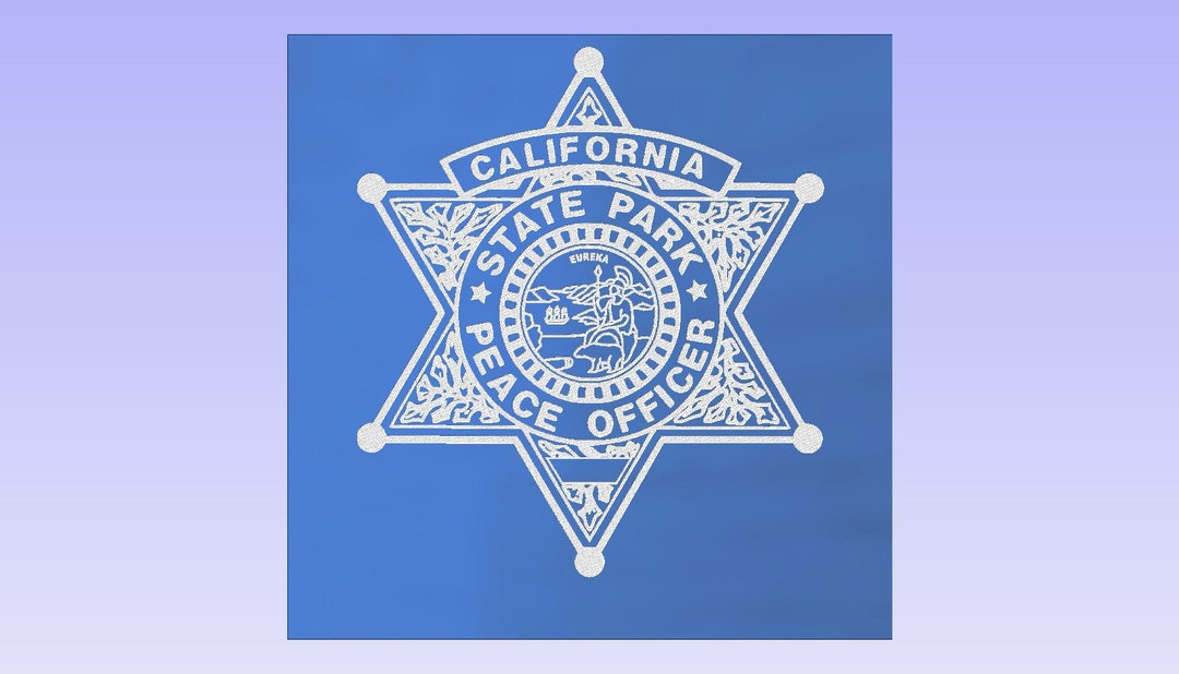 California State Park Peace Officer Badge Acrylic Lighted Plaque ...